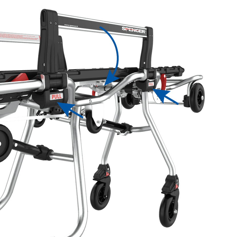 Crossover | Multilevel Stretcher Trolley | Load 250 kg | Spencer
