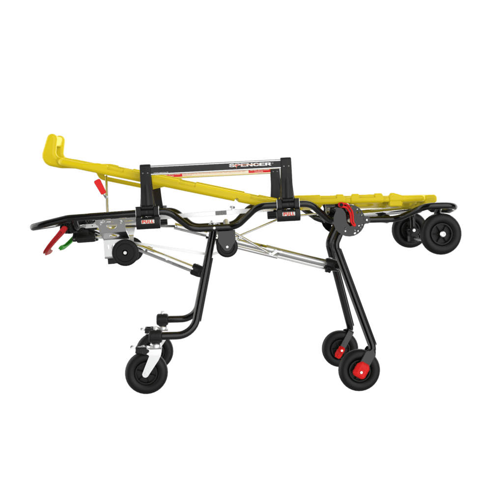 Cross | Multilevel Stretcher | 4 Pivoting Wheels | Spencer