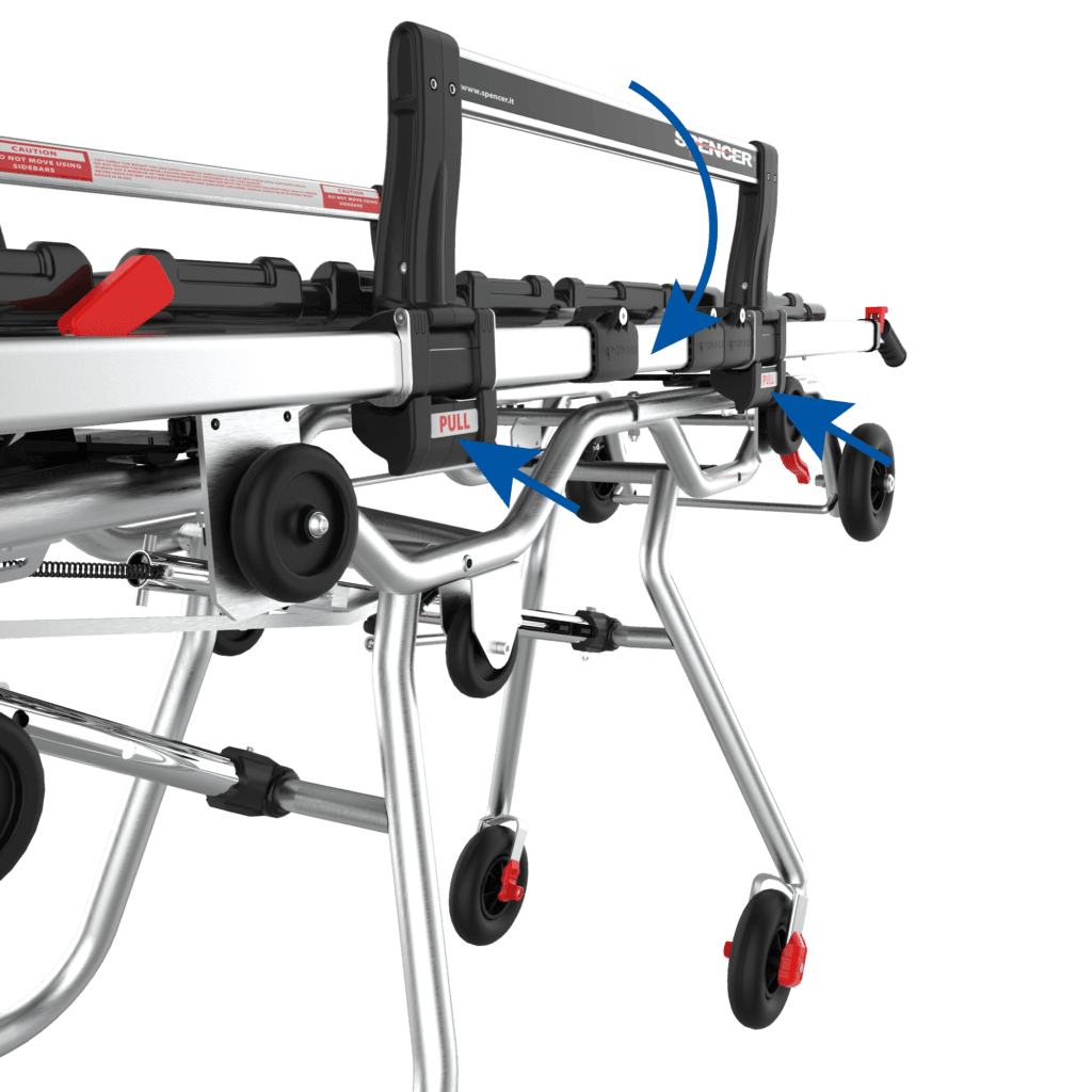 Cross up 8409 | Stretcher with Detachable Trolley | Spencer