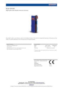 Blue Splints | Rigid 5 Splints Kit for Stabilization of Limbs | Spencer