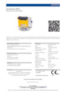 Jet Compact | Aspiratore di fluidi portatile | Spencer