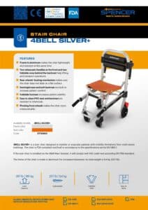 4Bell Silver+ | Certified Lightweight Stair Chair | Spencer